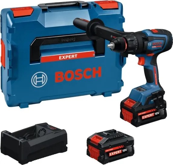 Bosch EXPERT AKU vrtací šroubovák EXSR18V-150, 2× EXBA18V-80 v L-Boxxu 136 06019R2201
