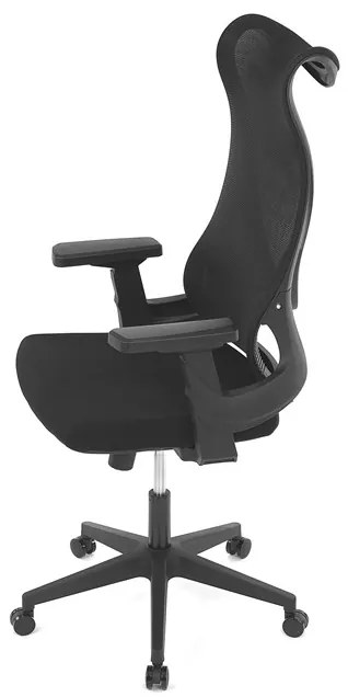 Ergonomická kancelářská židle SOSA - černá síťovina Barva: černá