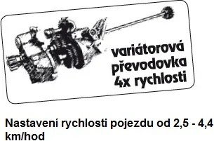 Benzínová sekačka na trávu s pojezdem VeGA 525 4SXH 6in1