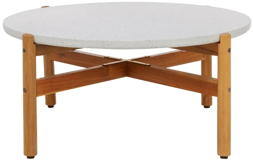 Zahradní konferenční stolek Lapronda 84,5 cm přírodní