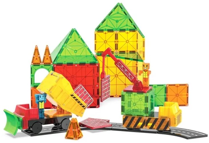 Magna-Tiles® Magnetická stavebnice Magna-Tiles Builder XL Trucks 50ks