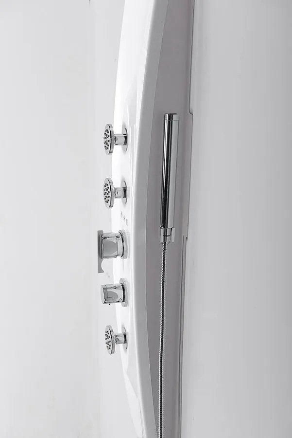 Polysan, MOLA sprchový panel s termostatem. baterií 210x1300mm, nástěnný, 80365