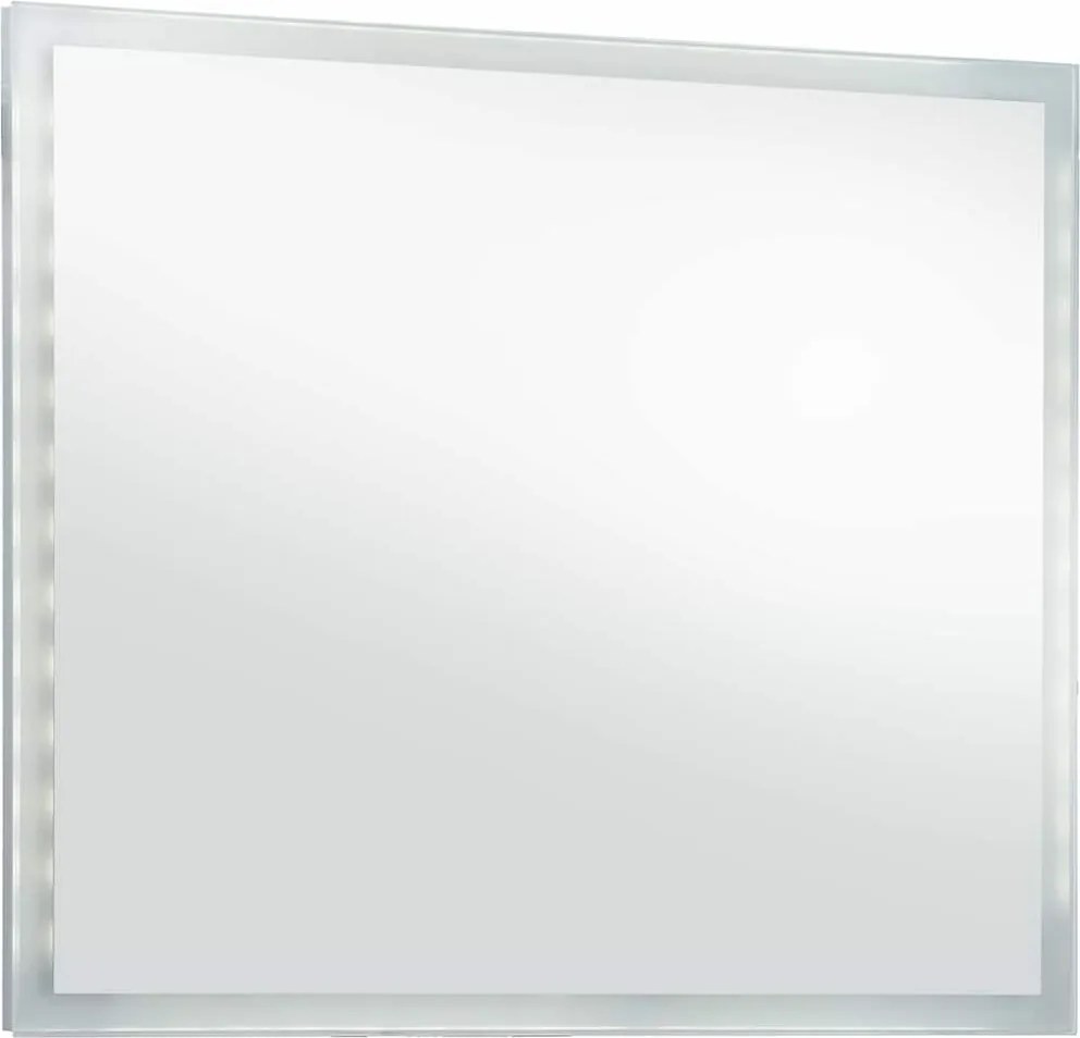 Koupelnové nástěnné zrcadlo s LED osvětlením 60 x 50 cm 144726