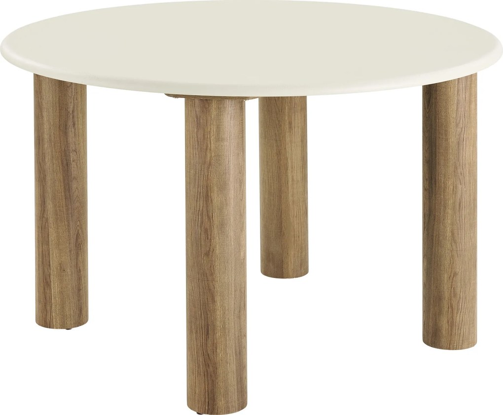 House Nordic Jídelní set FONDI AND DOVER Písková/Hnědá 120×120 cm 7778023-S