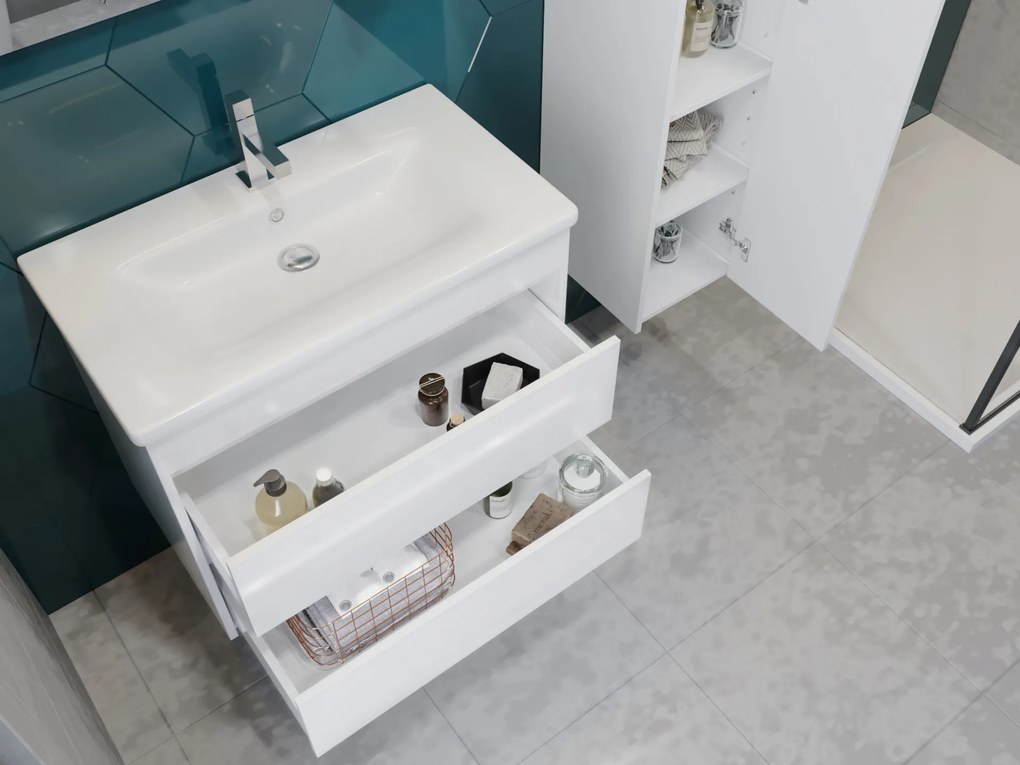 Lavedo Luton Otto II. 80 White koupelnová skříňka s umyvadlem