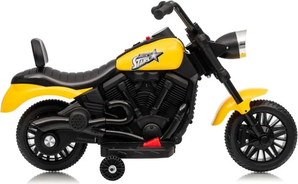Elektrická motorka STAR žlutá