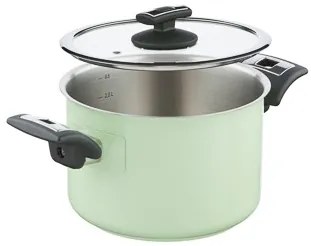 KOLIMAX - české nerezové nádobí Hrnec s poklicí KOLIMAX COMFORT GREEN 18 cm, 3,0 l
