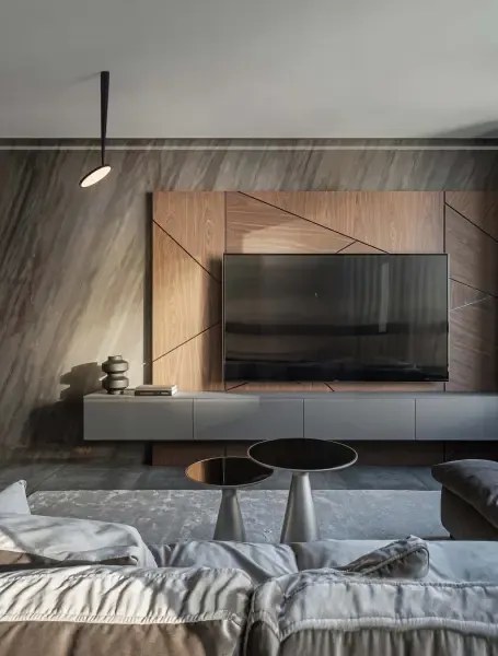 LED černá moderní svítilna Ekei
