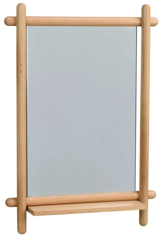OnaDnes -20% Dubové nástěnné zrcadlo ROWICO MILFORD 74 x 52 cm