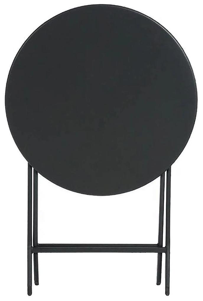 Hliníkový skládací stůl SUNNY ø 60 cm (antracit)