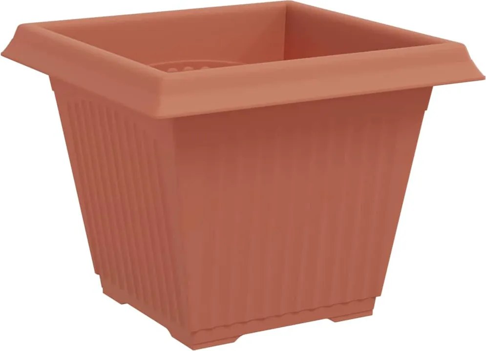 Květináče 6 ks Cihlově červená Plast 3403295