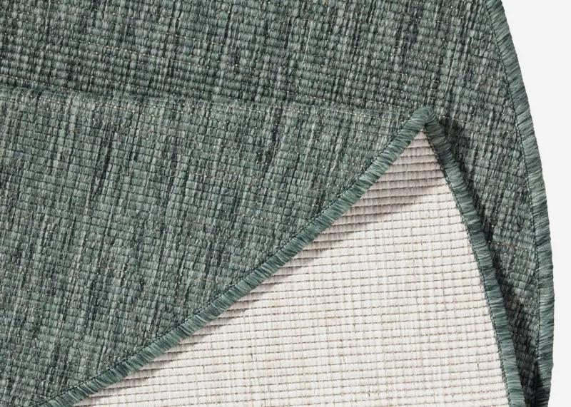 NORTHRUGS - Hanse Home koberce Kusový koberec Twin-Wendeteppiche 103095 grün creme ROZMĚR: 120x170