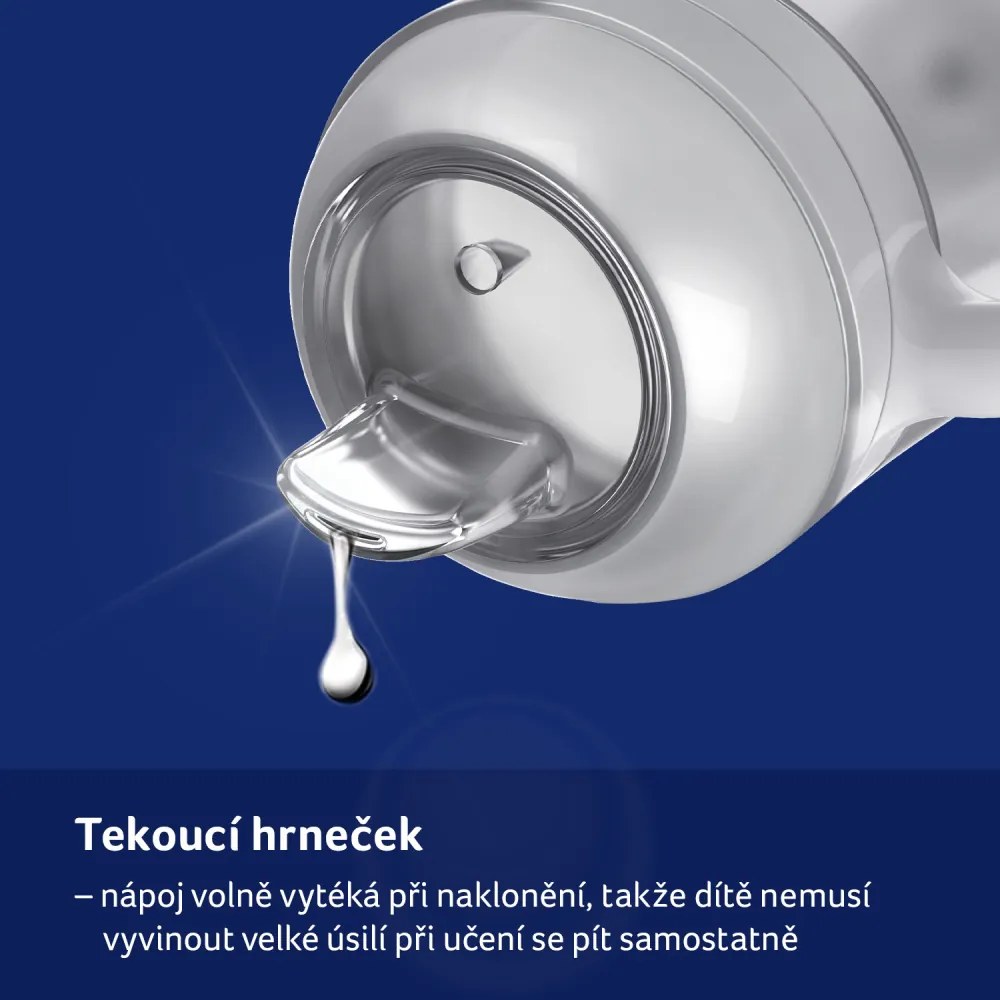 LOVI První hrneček s pítkem 150 ml růžový