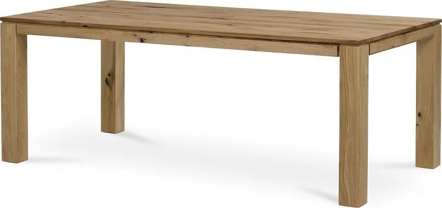 Autronic Stůl jídelní 200x100x75 cm, masiv dub, povrchová úprava olejem DS-F200 DUB