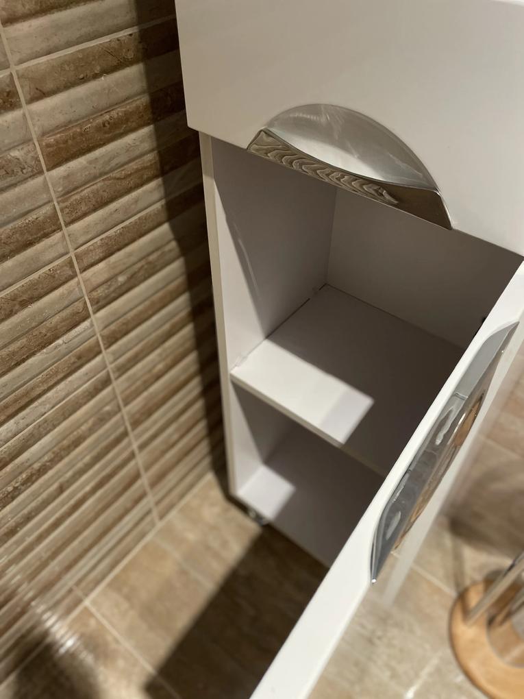 Kingsbath Oscaro 190 vysoká skříňka do koupelny Orientace: Levá