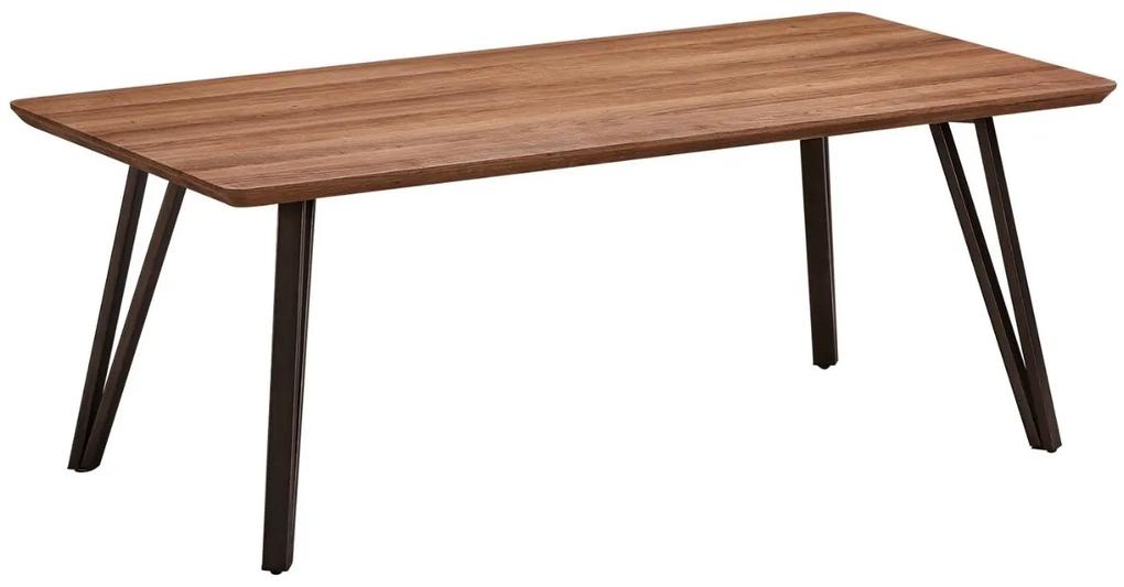 OnaDnes -20% Ořechový konferenční stolek Marckeric Candi 120 x 60 cm