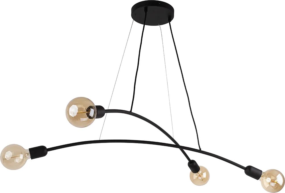 HELIX BLACK LUSTR 2724 (TK Lighting)