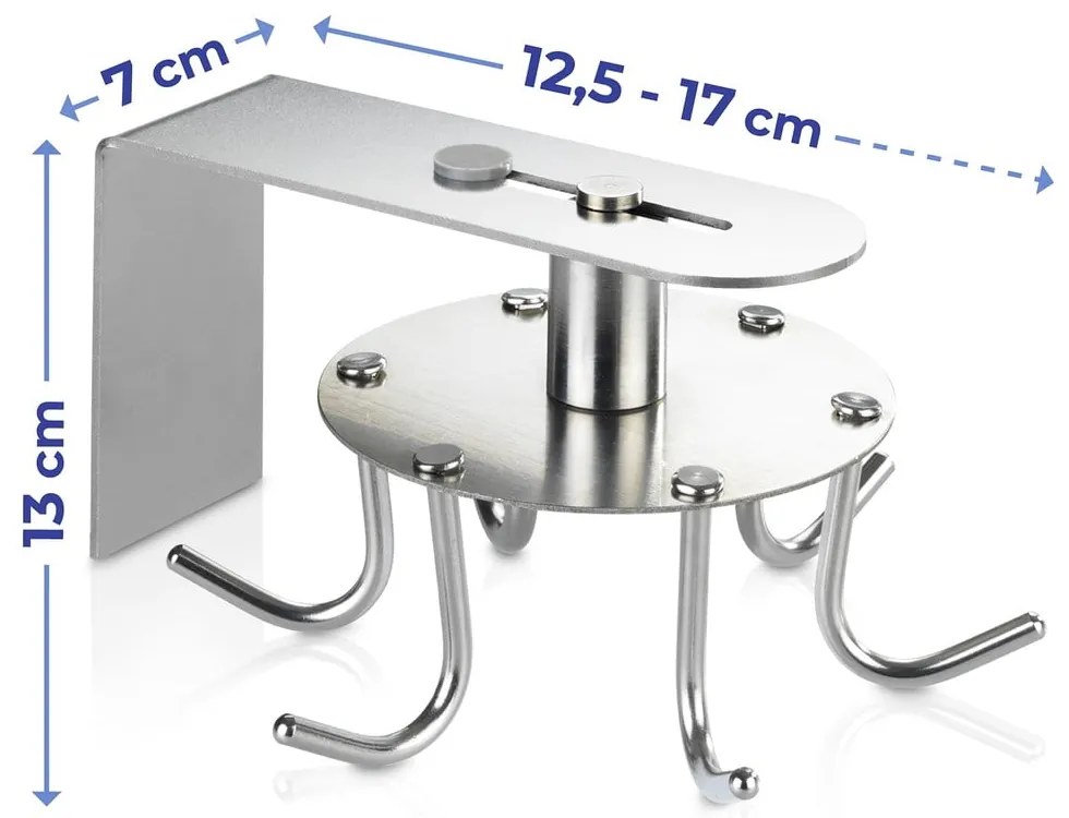 Samodržící kuchyňský organizér z nerezové oceli – Maximex