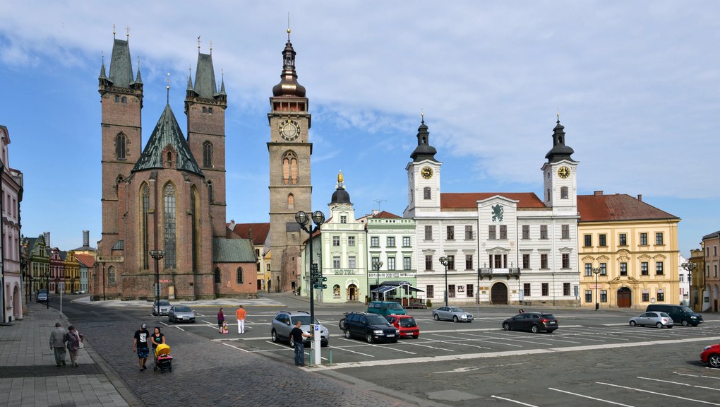 Li-Go "Hradec Králové" světelný obraz 230V 100x70 cm provedení povrchu: dub světlý