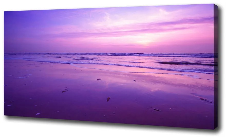 Wallmuralia Foto obraz na plátně Západ slunce moře 100x50 cm