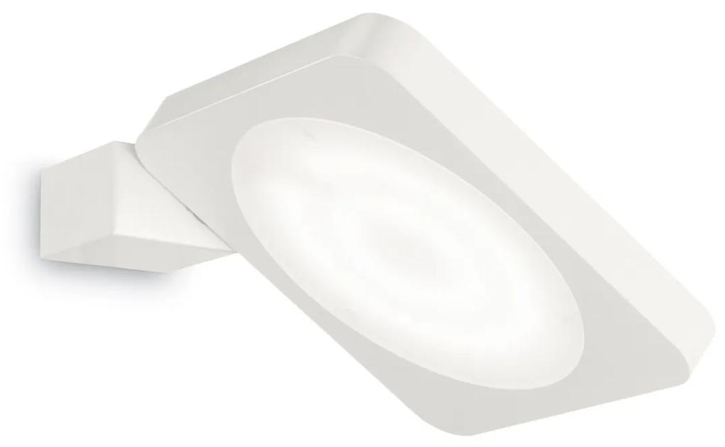 LED Nástěnné svítidlo Ideal Lux Flap AP1 square bianco 155418 bílé čtvercové