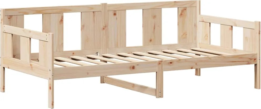 Válenda se střechou 80 x 200 cm masivní borové dřevo 3282278