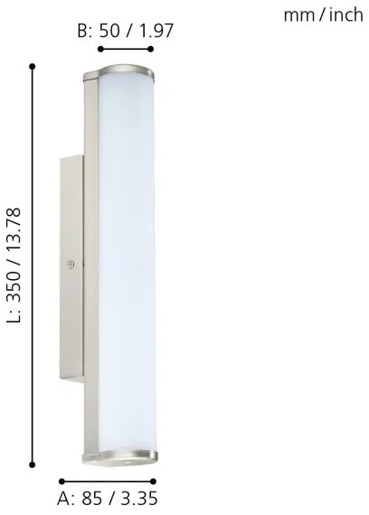 Eglo 94715 - LED koupelnové svítidlo CALNOVA LED/8W/230V IP44