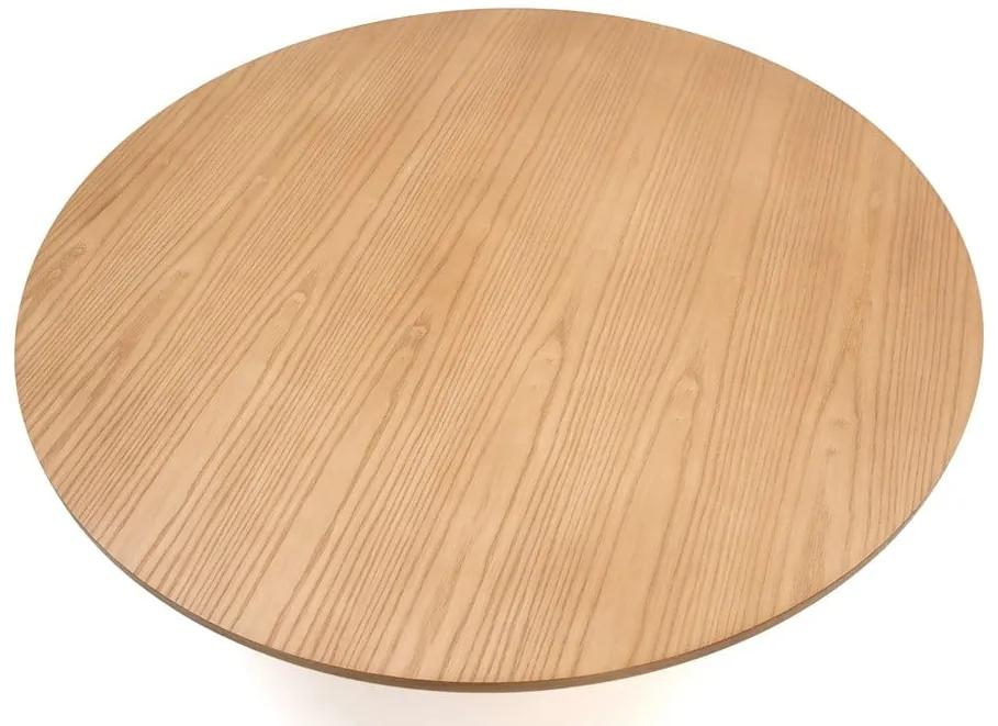 Jasanový kulatý konferenční stolek Teulat Cep 110 cm