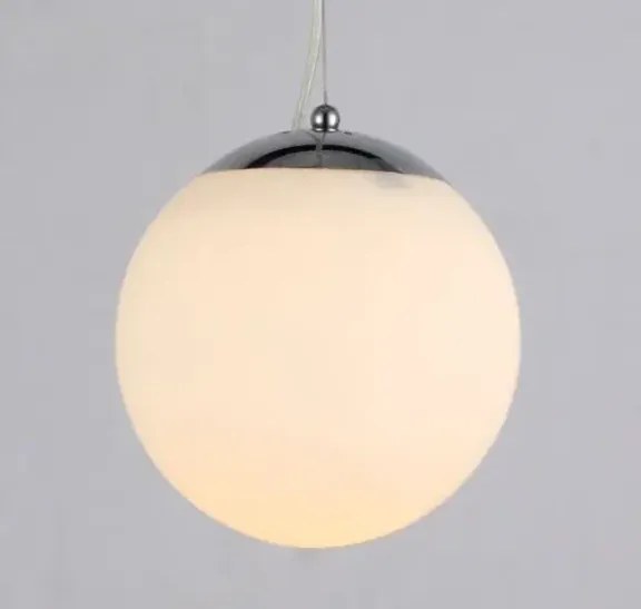 Kovový lustr bílé Ball 20