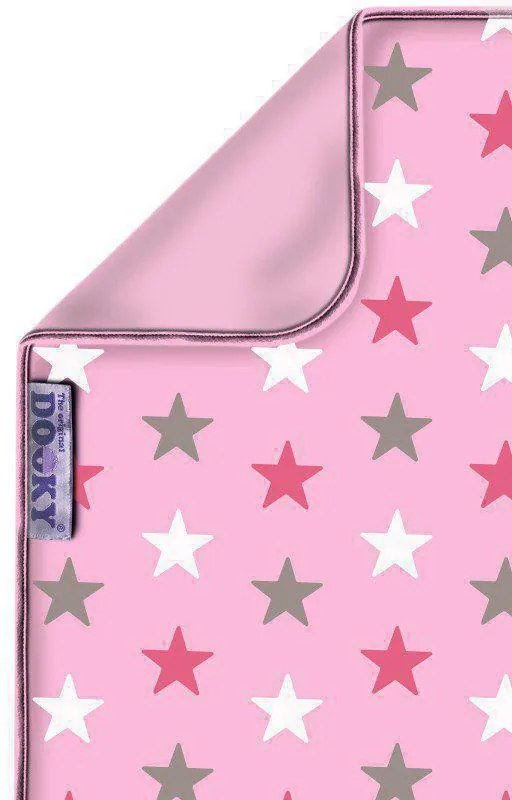 Dooky Deka Blanket oboustranná Pink/ Pink Stars