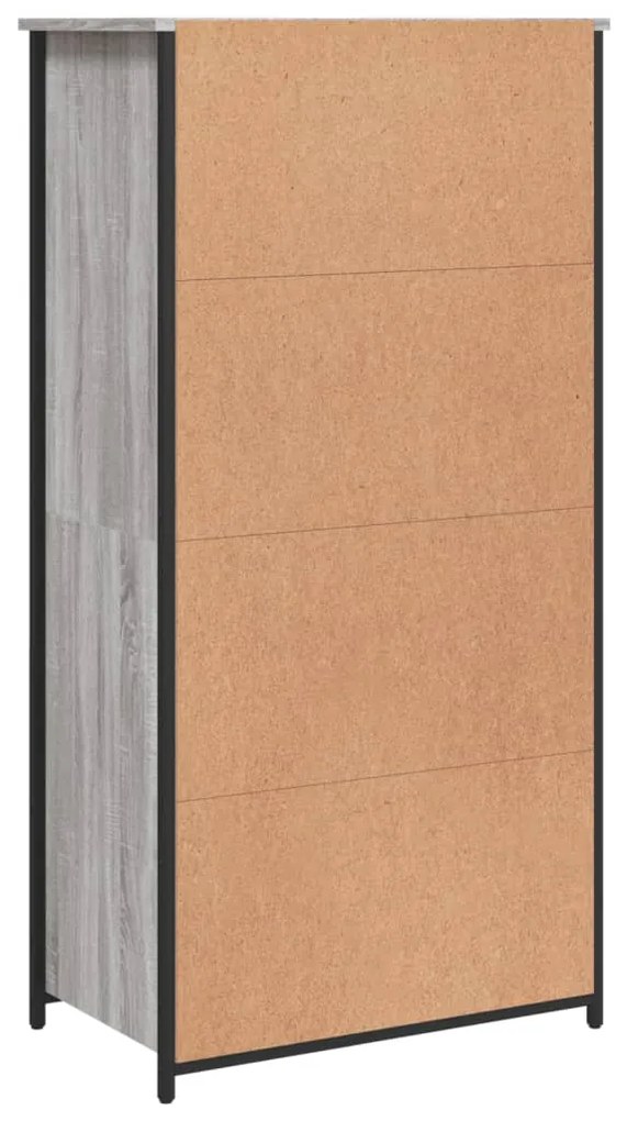 Skříňka šedá sonoma 62 x 36 x 121,5 cm kompozitní dřevo