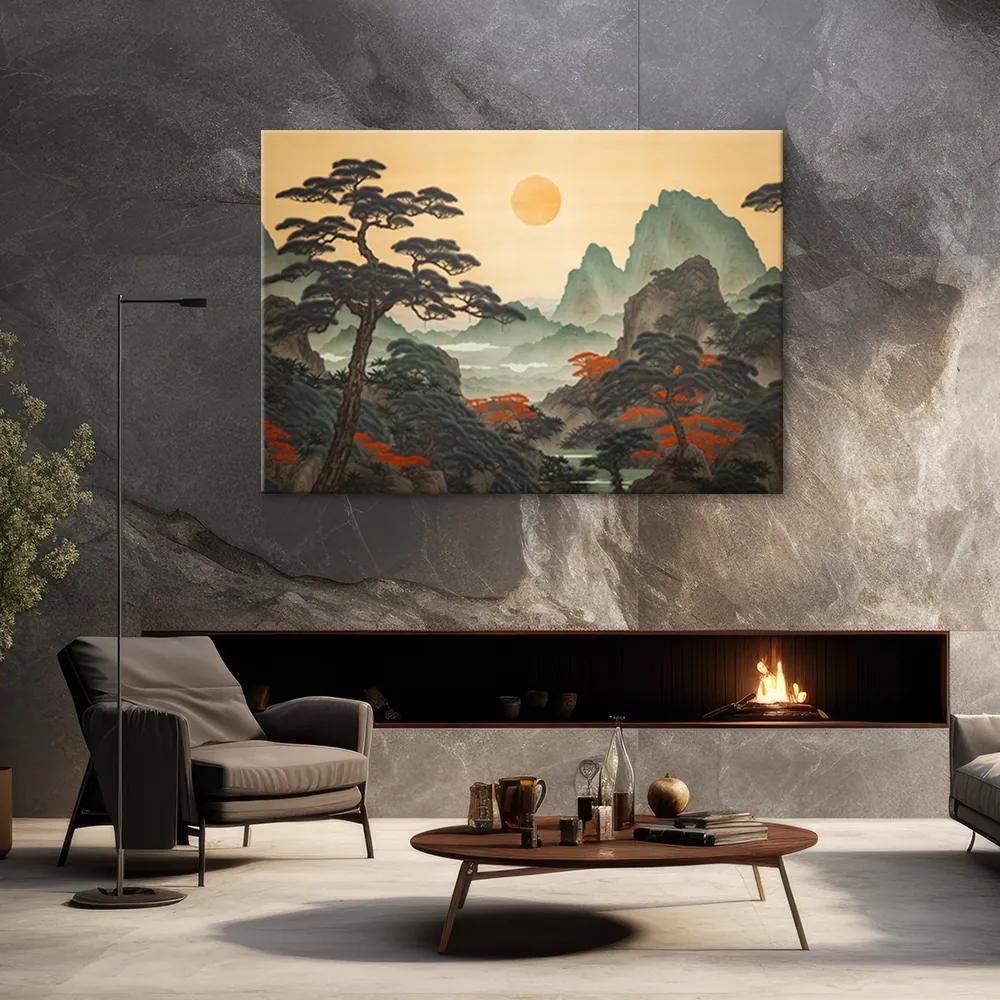 Gario Obraz na plátně Japonská krajina Rozměry: 60 x 40 cm