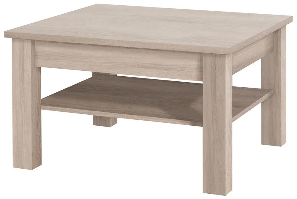 CEZAR s | konferenční stolek 18 | 80x80 cm | sonoma