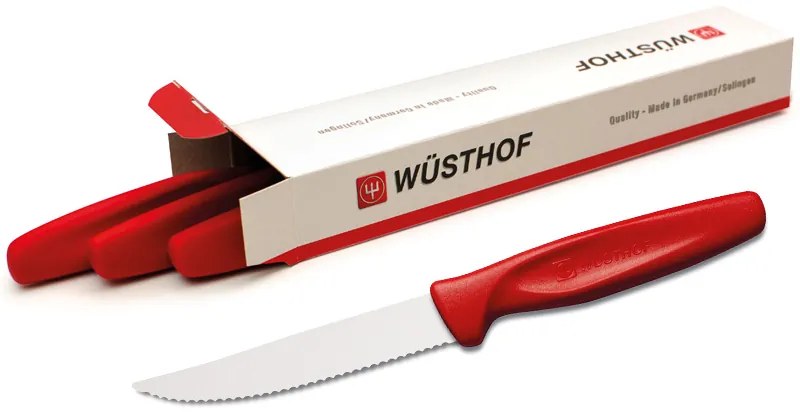 Wüsthof Nůž na pizzu / steak červený, sada 6 ks 9357r