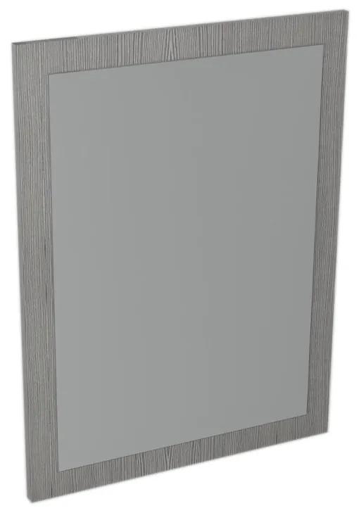 LARGO zrcadlo v rámu 600x800x28mm, dub stříbrný LA610
