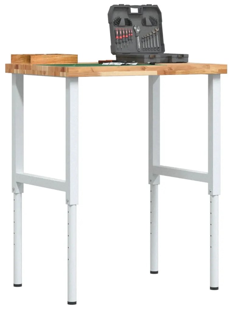 Pracovní stůl 80 x 60 x (73–99,5) cm masivní akácie obdélníkový 3309714