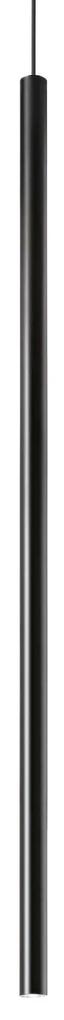 Ideal Lux Závěsné LED svítidlo ULTRATHIN round, v.100cm Barva: Černá, Stmívání, řízení: DALI/PUSH