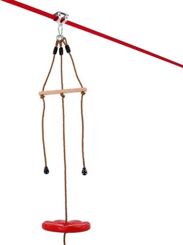 Sada lanové dráhy pro děti a dospělé, 19,8 m Sada lanové dráhy do 226,8 kg