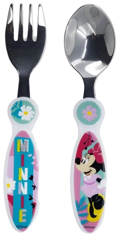 Dětský nerezový příbor, 2ks, 4+, Stor, minnie mouse