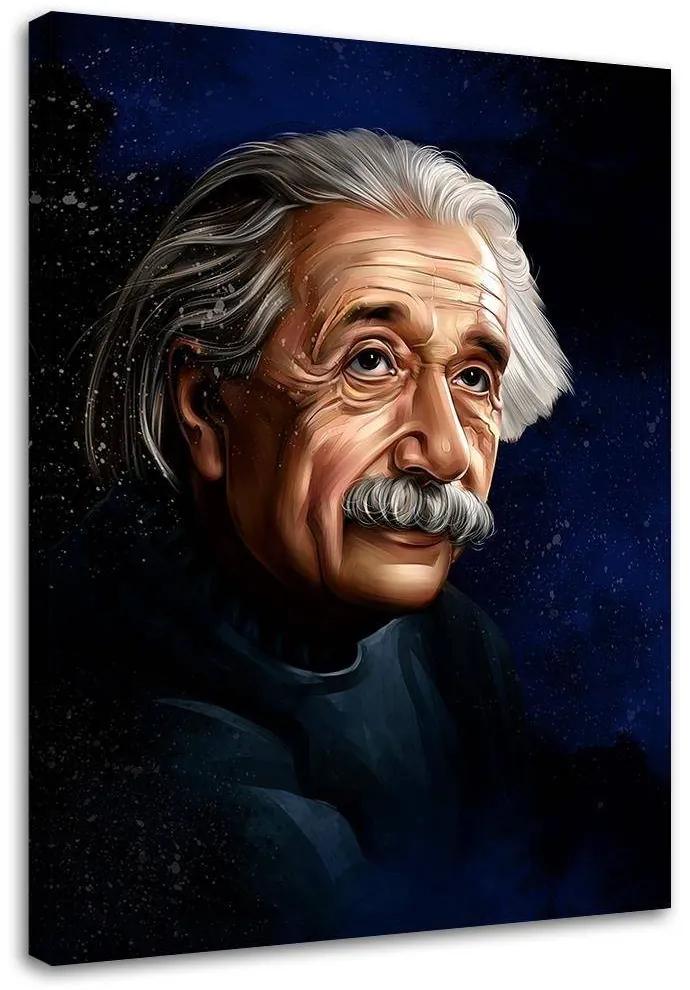 Gario Obraz na plátně Albert Einstein - Dmitry Belov Rozměry: 40 x 60 cm