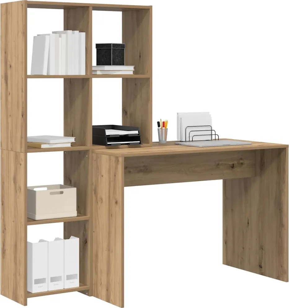 Stůl Artisanový dub 138,5 x 55 x 143 cm Kompozitní dřevo 3337256