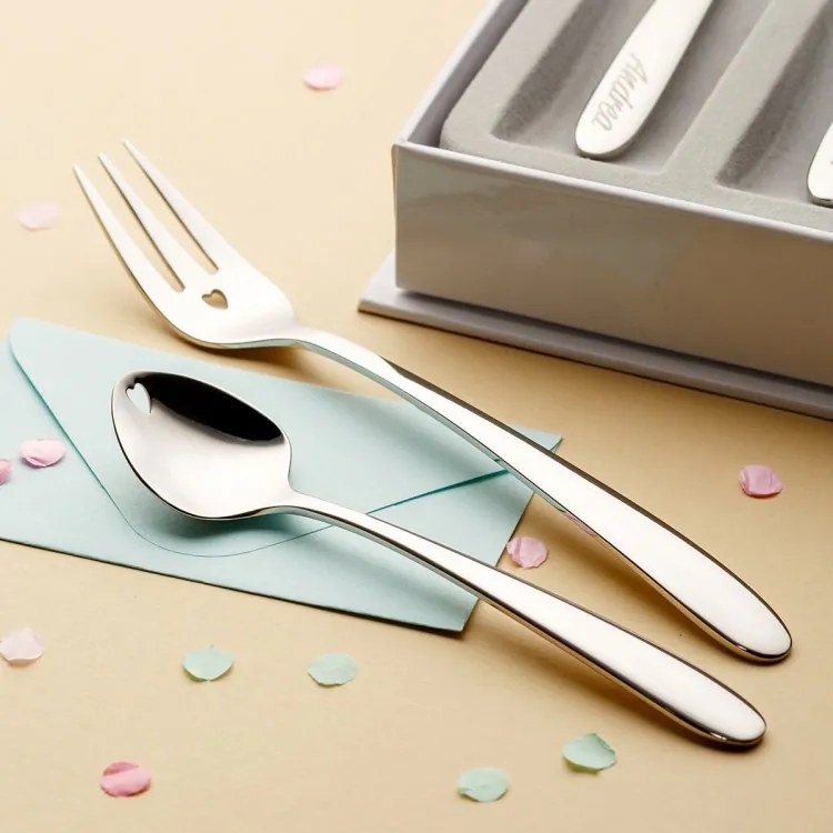 Sola - Zmrzlinové lžičky se srdíčkem 6 ks set – Love Cutlery (116604)