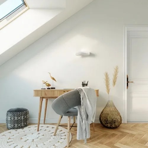 Nástěnné keramické svítidlo SOLLUX Sigma mini E27 1x60W bez zdroje SL.0229 bílá