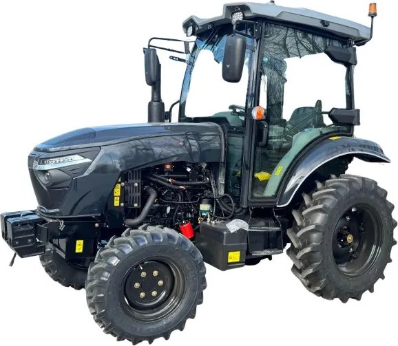 Tauros LX504e 4x4 - malotraktor + kabina + radiální pneu + čelní nakladač (4v1; přidržovač)