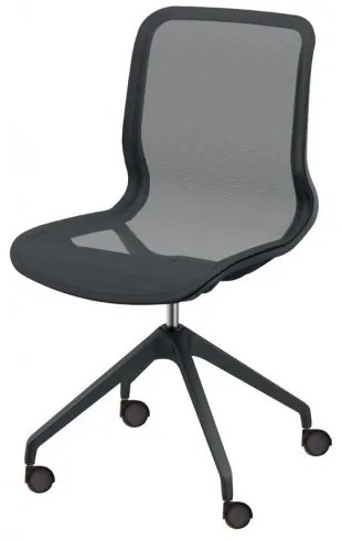 Jednací židle MARLENE PROKUR s kolečky, otočná - nosnost 130 kg - 3D5204