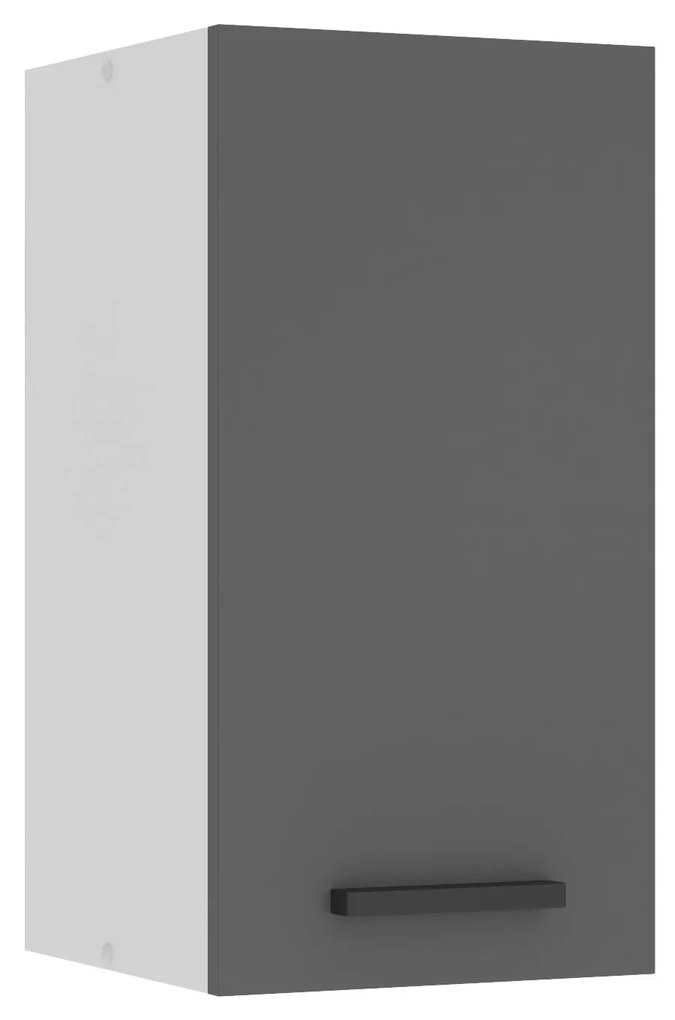 Kuchyňská skříňka Belini Premium Full Version horní 30 cm šedý mat