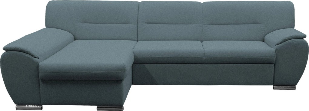 XXXLutz ROHOVÁ SEDAČKA, textil, modrá MID.YOU - Sedací soupravy - 001574004508