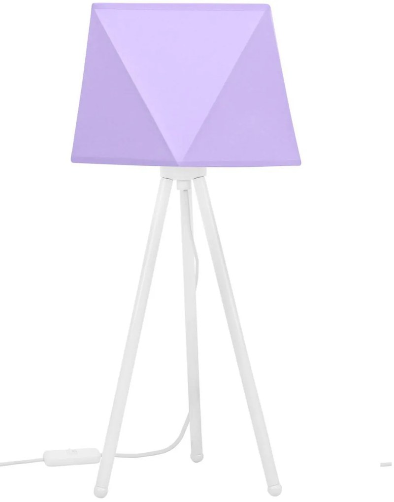 Stolní lampa DIAMOND, 1x textilní stínítko (výběr z 10 barev), (výběr ze 3 barev konstrukce)