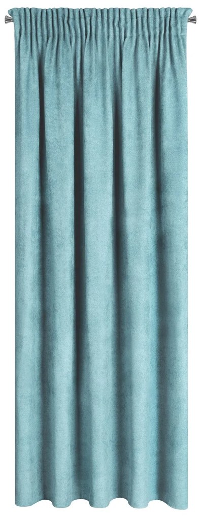 ZATEMŇOVACÍ ZÁVĚS NA PÁSCE AMAYA 140X250 CM TMAVÁ MENTOLOVÁ