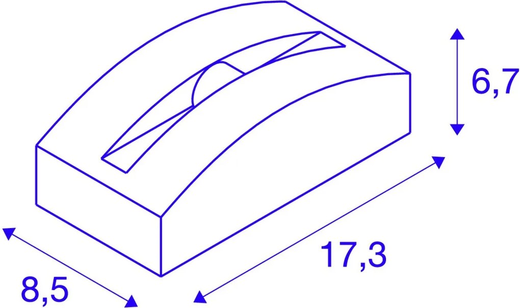 LA 1003519 OUT-BEAM FRAME CW venkovní LED nástěnné a stropní přisazené svítidlo bílé 3000 K - BIG WHITE (SLV)